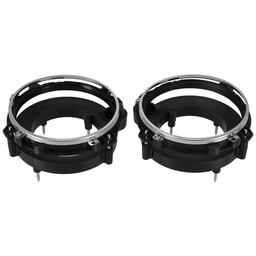 RH & LH Side Pair of Headlight Bulb Brackets Buckets For Jeep Wrangler ...