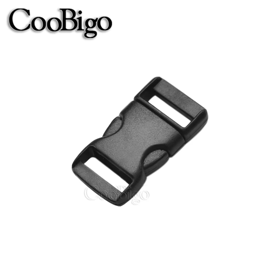 25Pcs 12Mm Plastic Quick Side Release Buckle Paracord Bracelet Dog ...