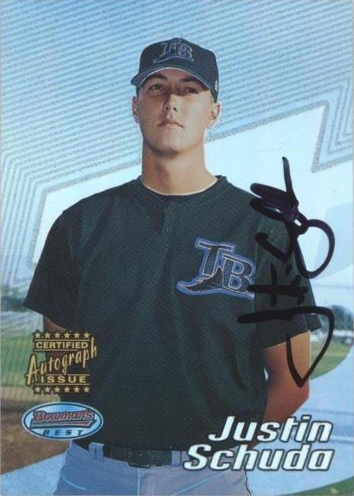 2002 Bowman's Best - Autograph Justin Schuda #161 (AU, RC) for sale ...