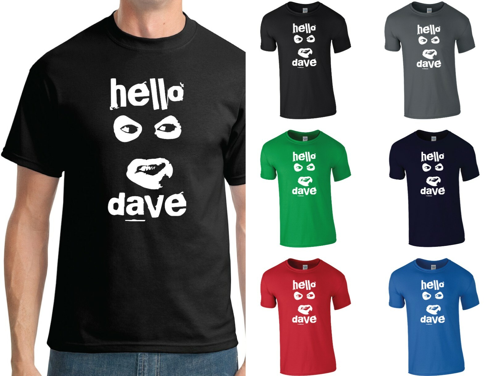 Hello Dave T-Shirt - League of Gentlemen Papa Lazarou Funny Creepy ...