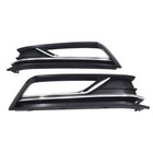 Set For Passat B8 2016 2017 2018 2019 Front Fog Lamp Light+Grille Cover ...