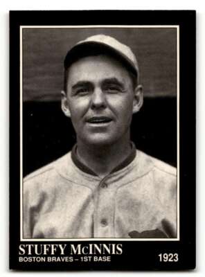 1991 Conlon Collection TSN #191 Stuffy McInnis Boston Braves Basebal ID ...