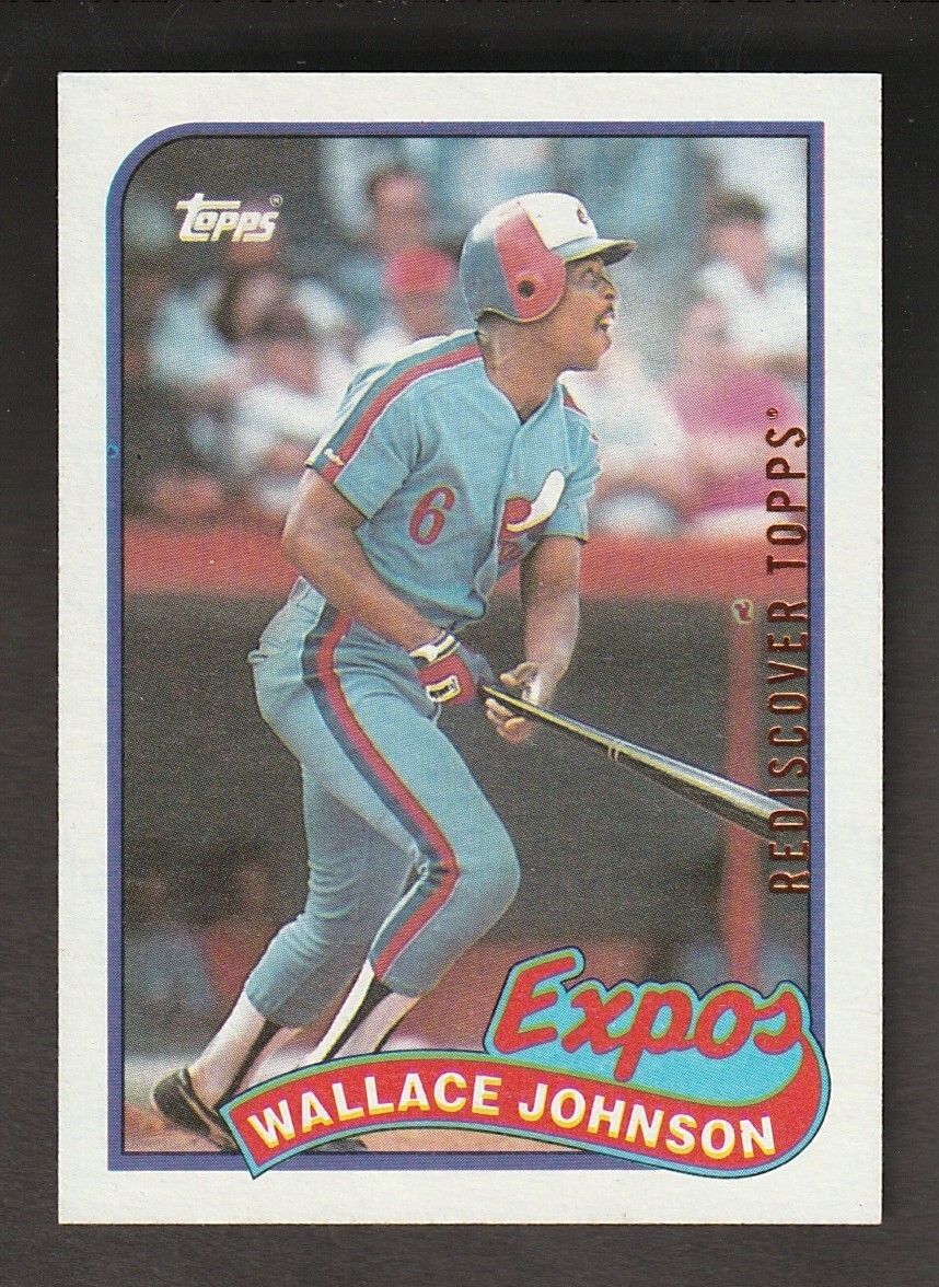 2017 Topps Rediscover 1989 Buybacks Bronze #138 Wallace Johnson ...