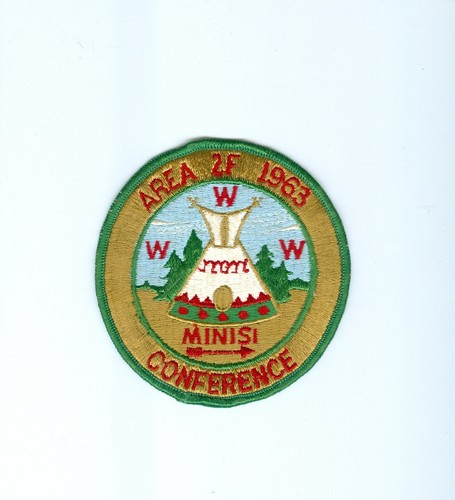 OA 1963 Area 2F Conference patch Hosted by Lodge 449 Minisi dl | eBay