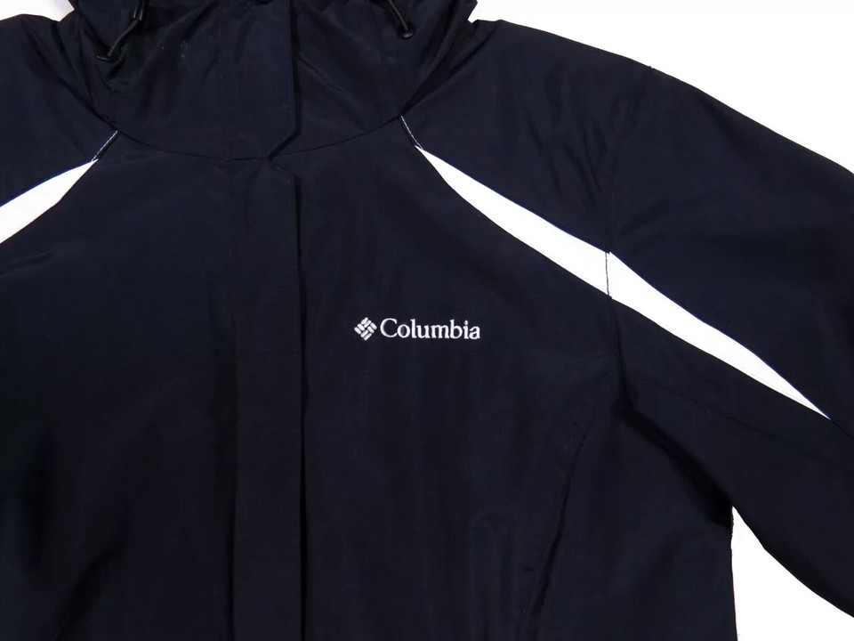 Columbia Omni Shield Rain Wind Water Resistant Womens Hooded Full Zip ...