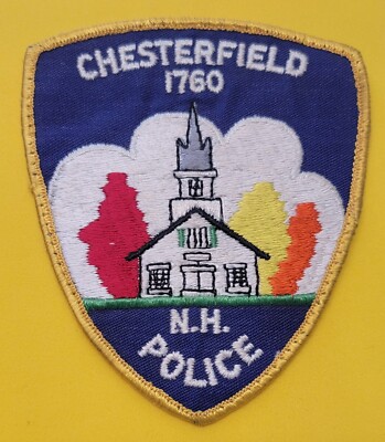 VINTAGE CHESTERFIELD NEW HAMPSHIRE POLICE PATCH | eBay