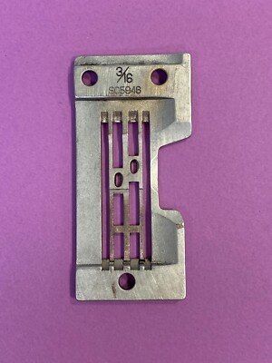*USED* S05946-3/16 THROAT PLATE FOR RIMOLDI SEWING MACHINE *FREE ...