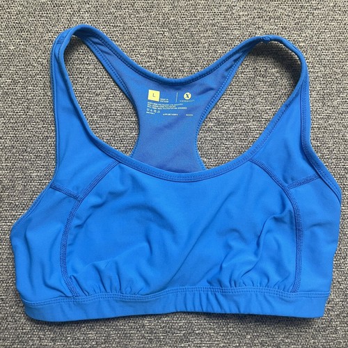 Xersion Woman’s Large Athletic Sports Bra Blue No Padding | eBay