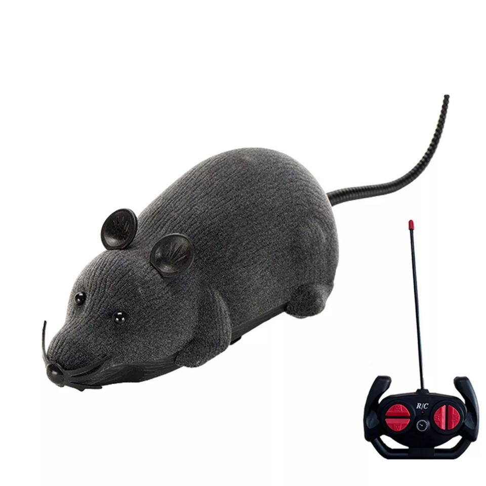 Wireless Remote Control RC Rat Electronic Mouse for Cat Dog Pet Toy ...