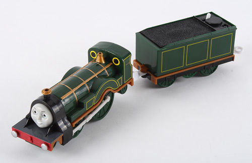 NEW TRACKMASTER THOMAS BATTERY MOTORIZED TRAIN- EMILY + 1 TRUCK NIB | eBay
