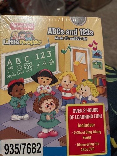 FISHER PRICE - LITTLE PEOPLE A B C AND 1 2 3 MUSIC DVD CD BOXSET * NEW ...