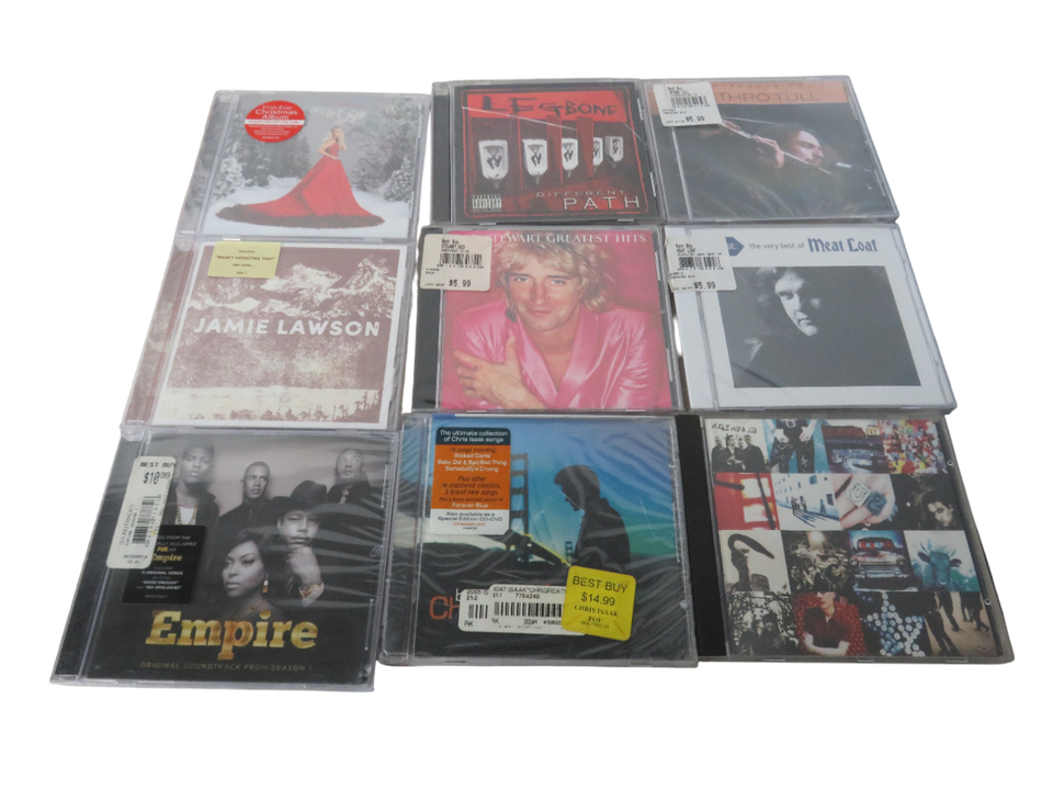 Lot 50 Mixed CD Album with DVD & Various Artists - Free shipping | eBay