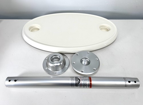 Springfield Marine 1690206, Stowable 18'' x 30'' Oval Table Package ...