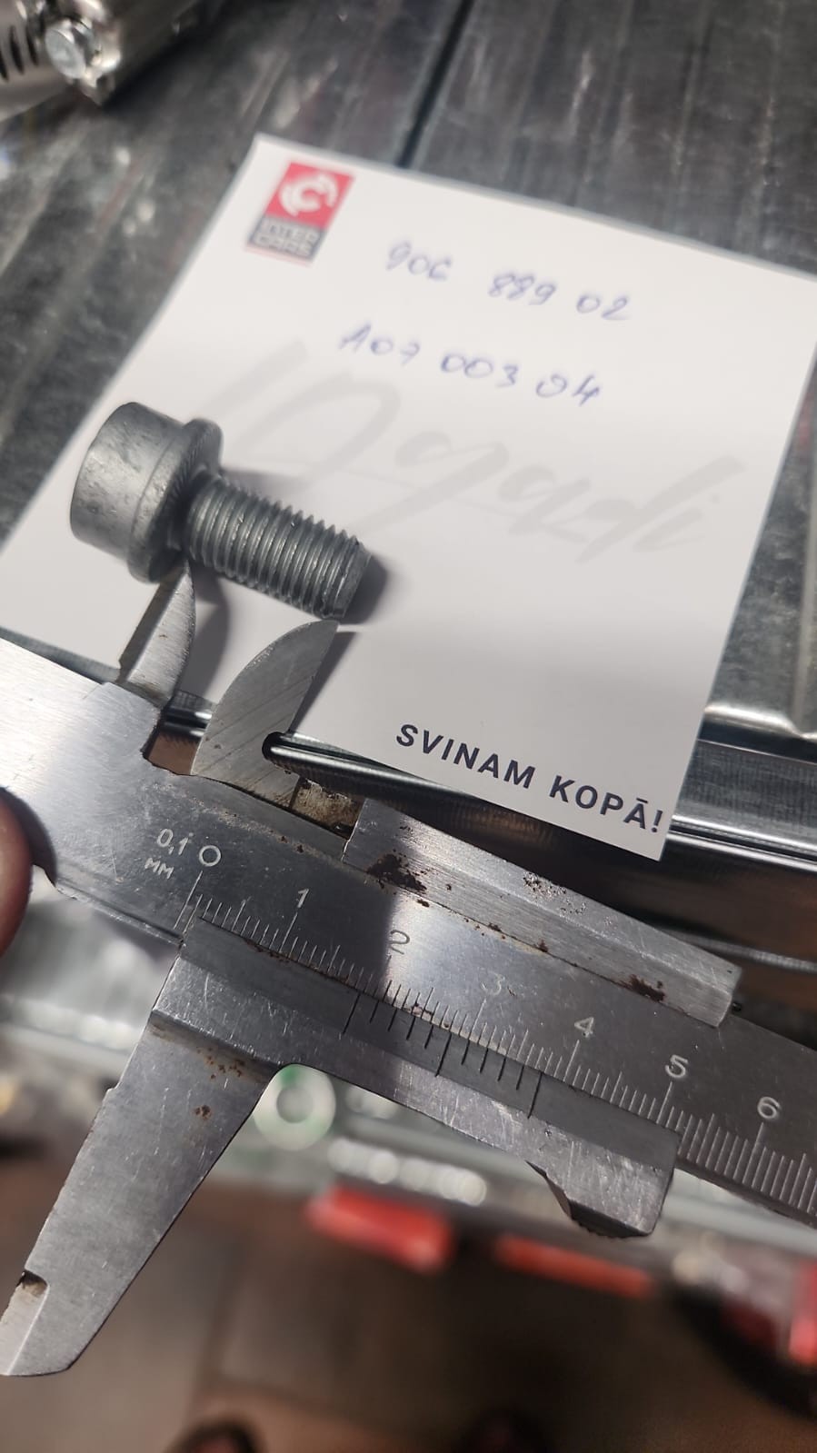 4 x Genuine VW AUDI SKODA Screw Rib Screw Brake Caliper M10x1,25mm ...