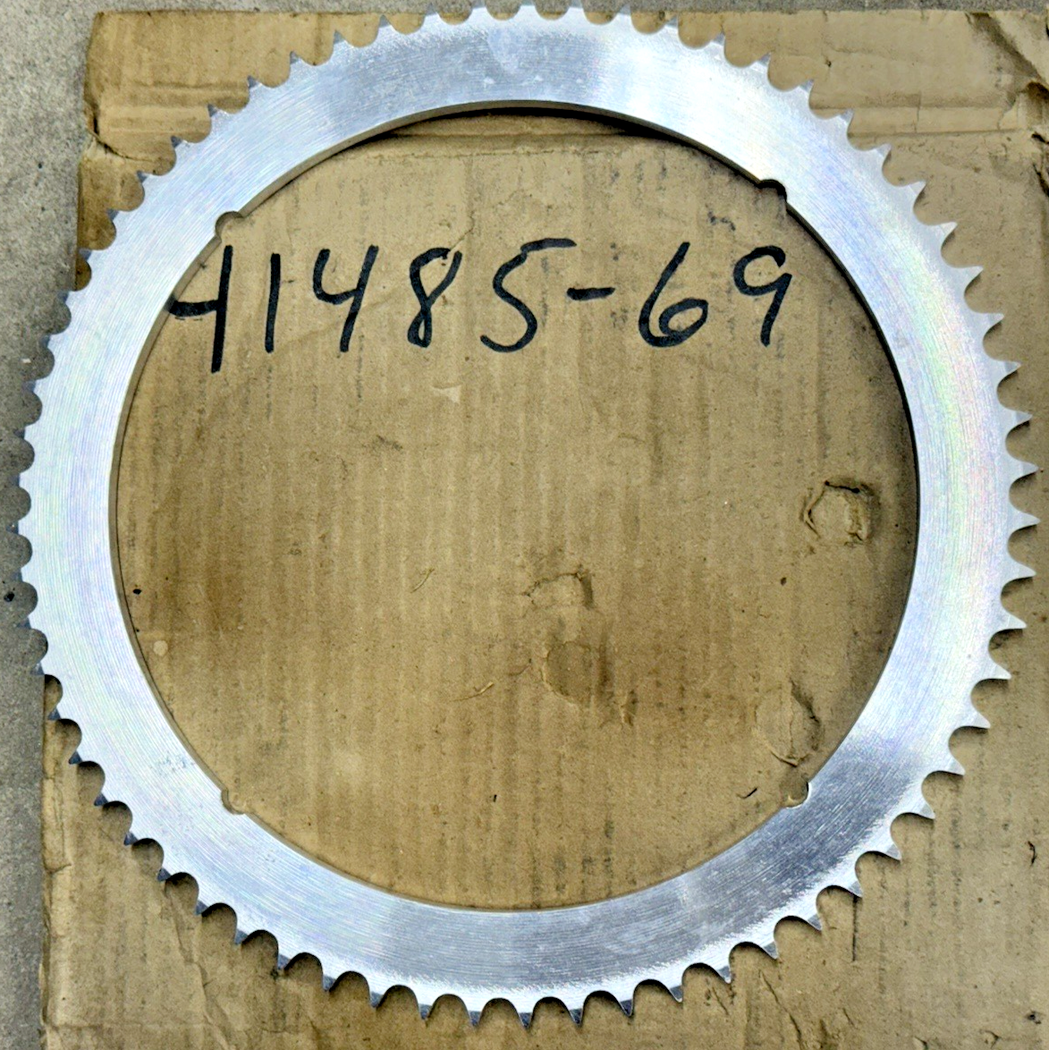 AERMACCHI HARLEY AMF NOS 41485-69 64T TRAIL REAR SPROCKET 1969 RAPIDO ...