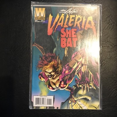 VALERIA THE SHE BAT 1 Neal ADAMS COVER 1995 Vampire Horror ACCLAIM ...