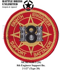 USMC 7 Th Engineer Support Battalion Patch Marines 7 Th ESB Iraq 7 Th ...