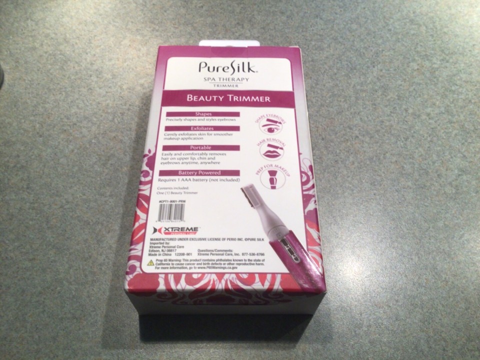 Pure Silk Spa Therapy Trimmer Beauty Trimmer~ Battery Operated~ | eBay