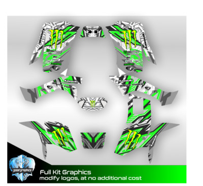 Kawasaki Brute Force 300 Graphics Kit Sticker Decal | Multicolor ...