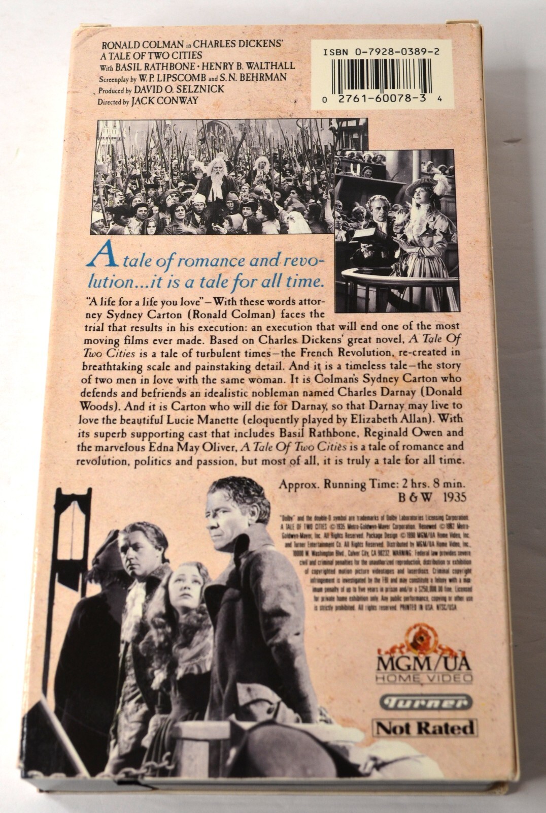 1990 A TALE OF TWO CITIES 1935 VHS TAPE STARRING RONALD COLMAN | eBay