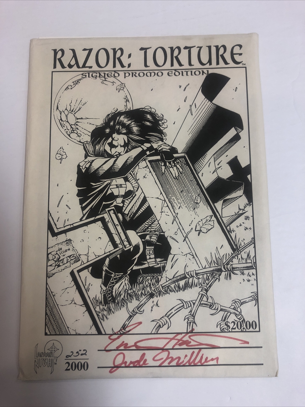 Razor: Torture Signed Promo Edition (1995) #1 (NM) # 252/2000 Comics ...