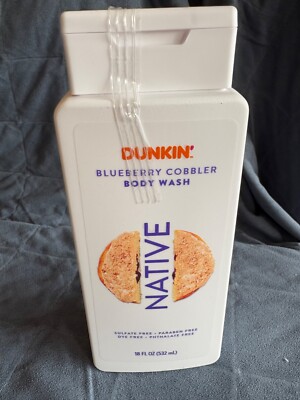 NATIVE DUNKIN BLUEBERRY COBBLER BODY WASH 18 FL OZ - NEW | eBay