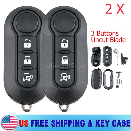 2 Replacement for 2015-2021 Dodge Ram Promaster Key Fob Remote Shell ...