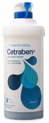 CETRABEN Emollient Cream Pump Dispenser 500g - for Dry Skin/Eczema ...