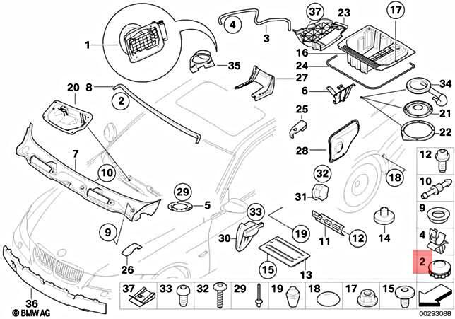 Genuine BMW M3 CRT E90 E91 E92 316i 318d 318i 320d 320i Cover 36mm ...