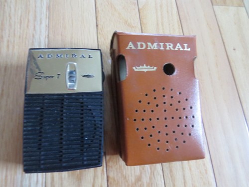 Vintage Admiral Super 7 Transistor Radio With Case | eBay