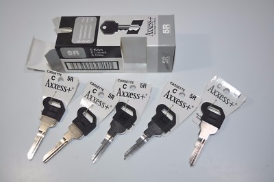 Lot of 5 Hillman Axxess + Rubberhead GM C Key Blanks Model# 5R 89201 ...