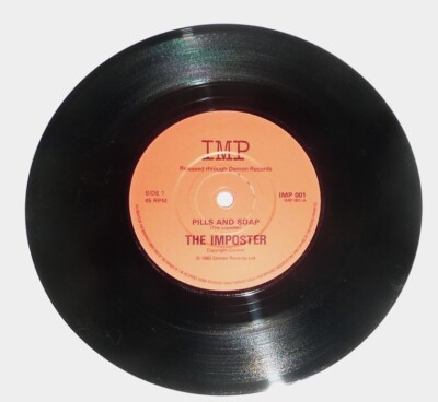 7" 45 RPM EP RECORD by THE IMPOSTER / SEE PICTURES / IMP RECORDS IMP ...