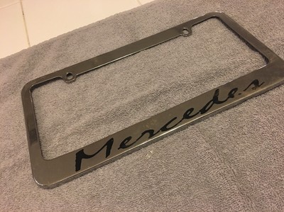 mercedes license plate frame Metal | eBay