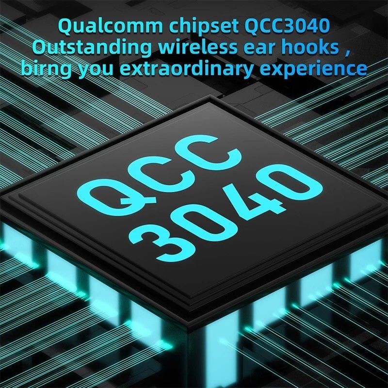 CCA BTX Bluetooth-Compatible 5.2 True Wireless Earphones Ear Hook ...