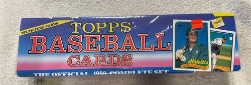 1989 Official Topps Baseball Cards Complete Set of 792 Cards Factory ...