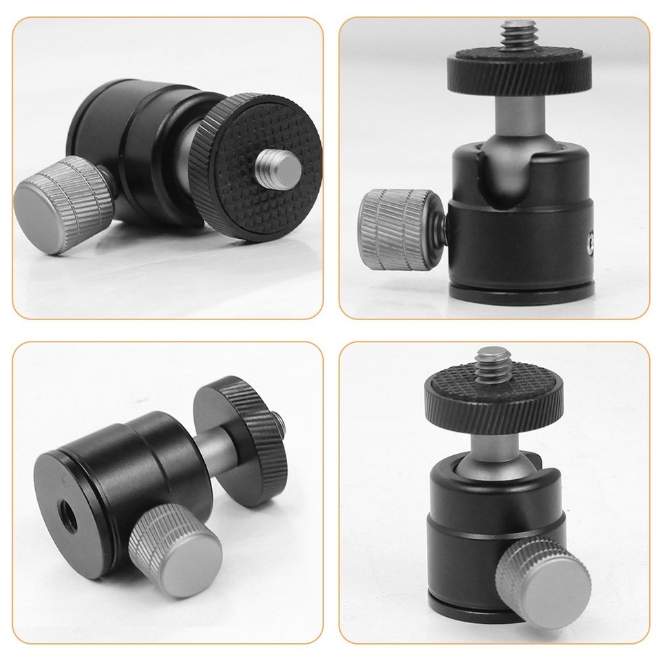 2pcs Ball Head Mount Camera Tripod Mount Tripod Adapter Ball Head ...