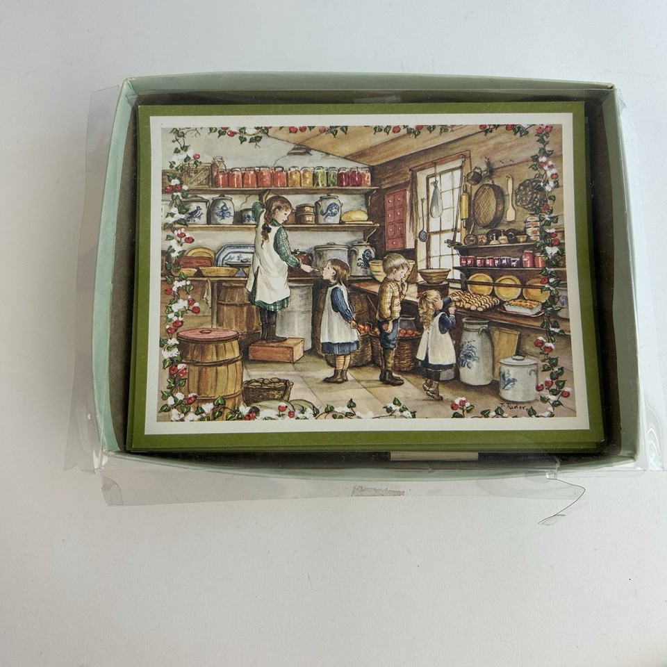 Vintage Tasha Tudor Christmas 15 Cards Unused With Envelopes Kids ...