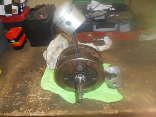Rebuilt OEM Harley Davidson Panhead Shovelhead 74 CU flywheel and rod ...
