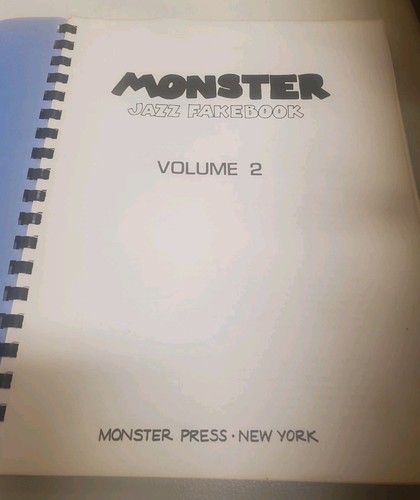 Monster Jazz Fakebook Vol 2 Monster Press New York 1960 Sheet Music 162 ...