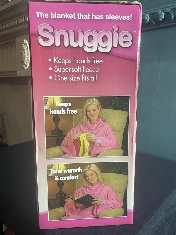 JML Snuggie Blanket with Sleeves Pink .One SizeFits AllSuper Soft | eBay UK