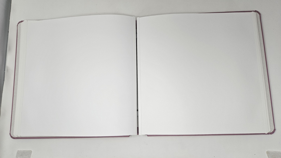 Creative Memories Old Style 12x12 Album Strap Hinge Pink w/ White Pages-Unsealed | eBay