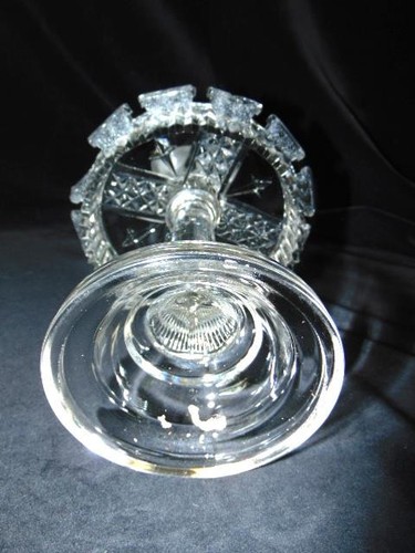 Rare 1884 EAPG Antique Frosted JUMBO ELEPHANT Spoon Rack, CANTON GLASS ...