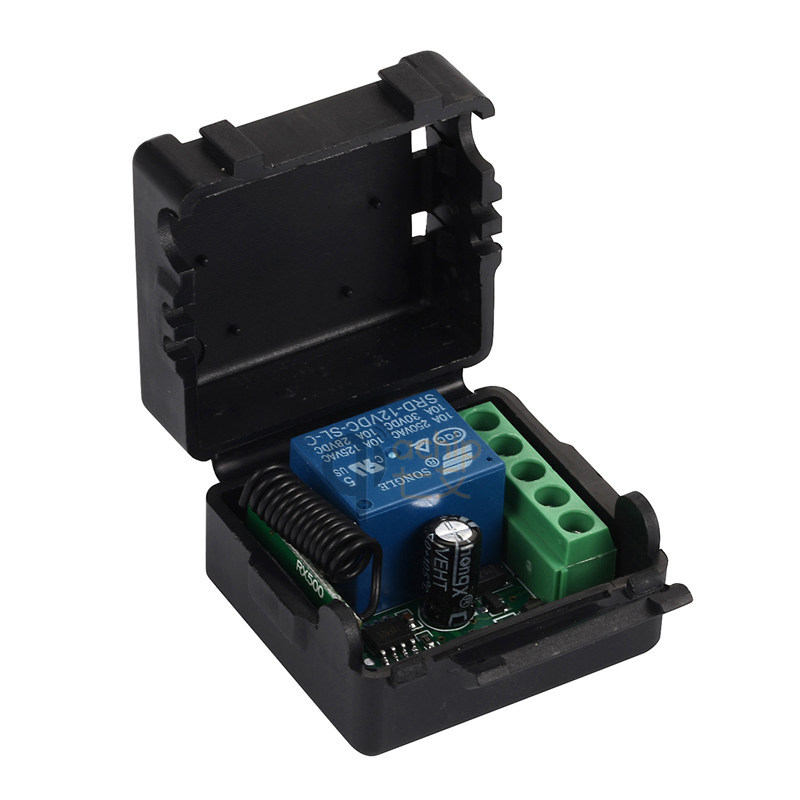 Wireless 12V 433Mhz Receiver Module+RF Wall Panel Transmitter Home ...