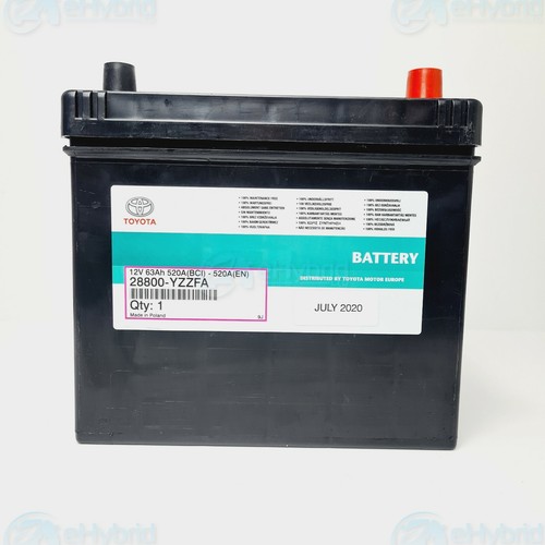 GENUINE TOYOTA VERSO-S 12V BATTERY 1.3L 2009 TO 2016 OEM PART 28800 ...