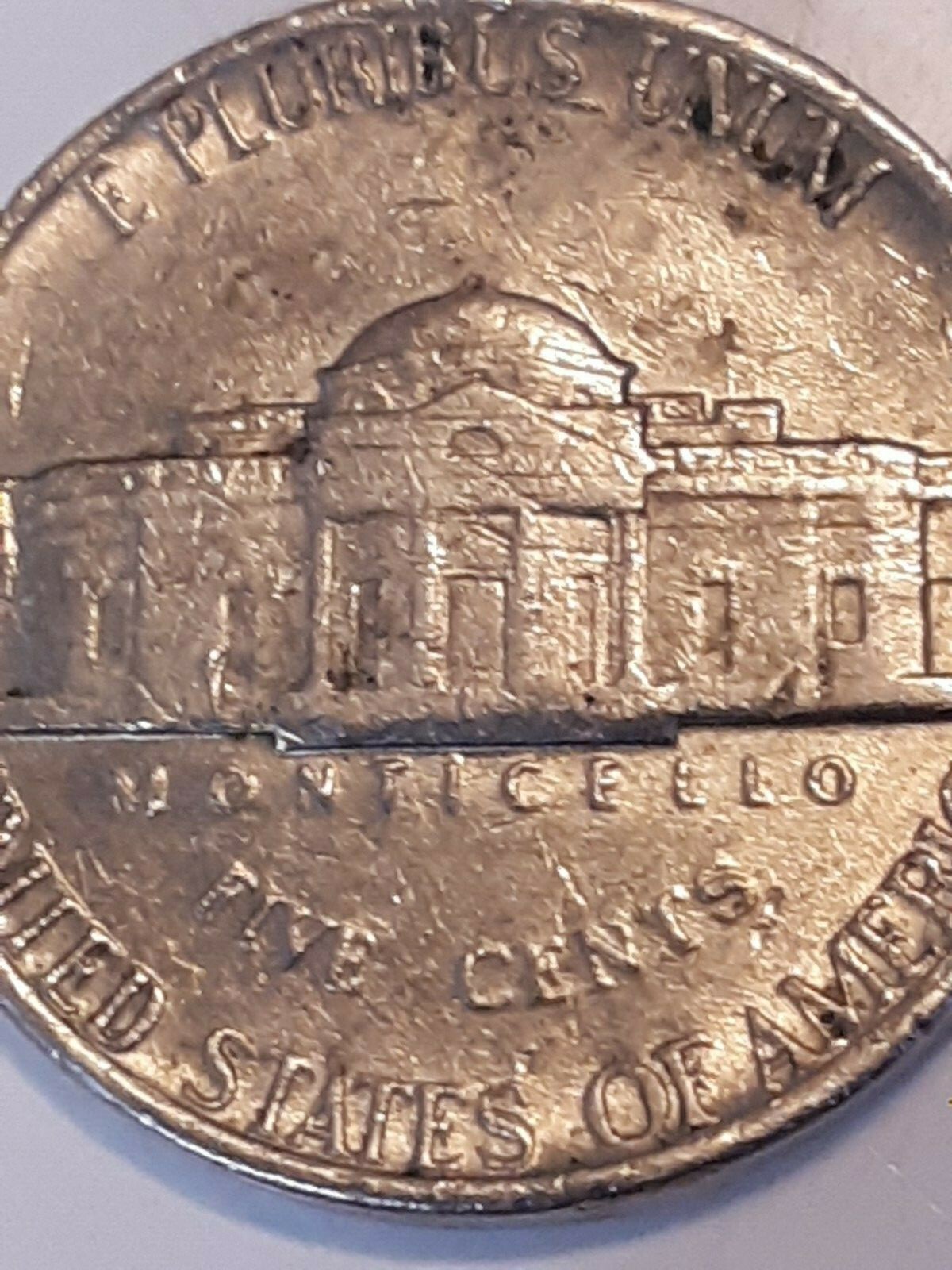 1981 Jefferson Nickle error off-center clipped planchet DDO obverse | eBay
