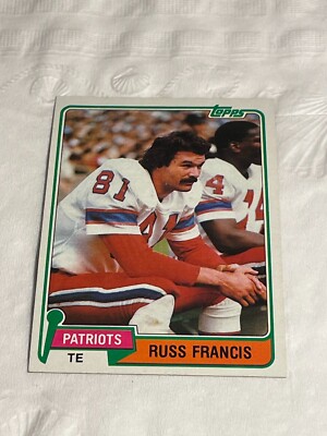 1981 Topps #515 Russ Francis New England Patriots Oregon U Tight End 💎👍 ...