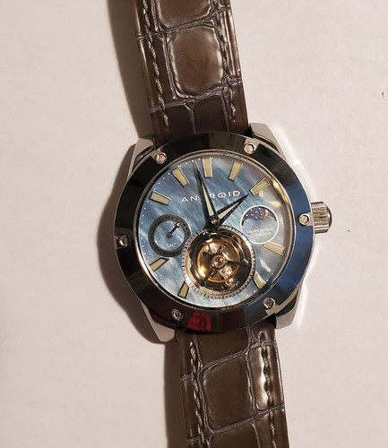 Giant Android Limited Edition Tourbillon w Blue MOP dial Sun/Moon, 24 ...