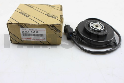 1636364080 Genuine Toyota MOTOR ASSY, BLOWER (FOR CONDENSER) 16363 ...