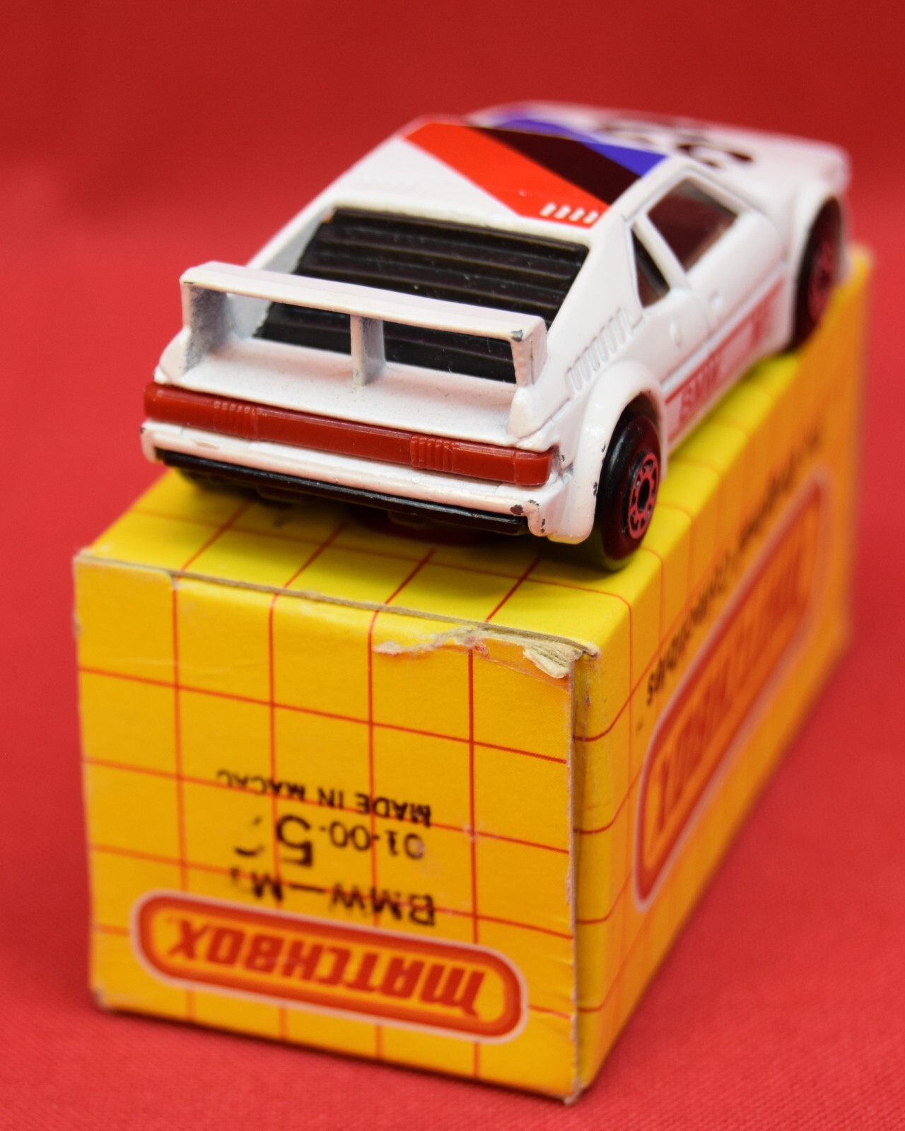 Vintage Matchbox 1983 BMW M1 Racing MB52 #52 White Macau With Original ...
