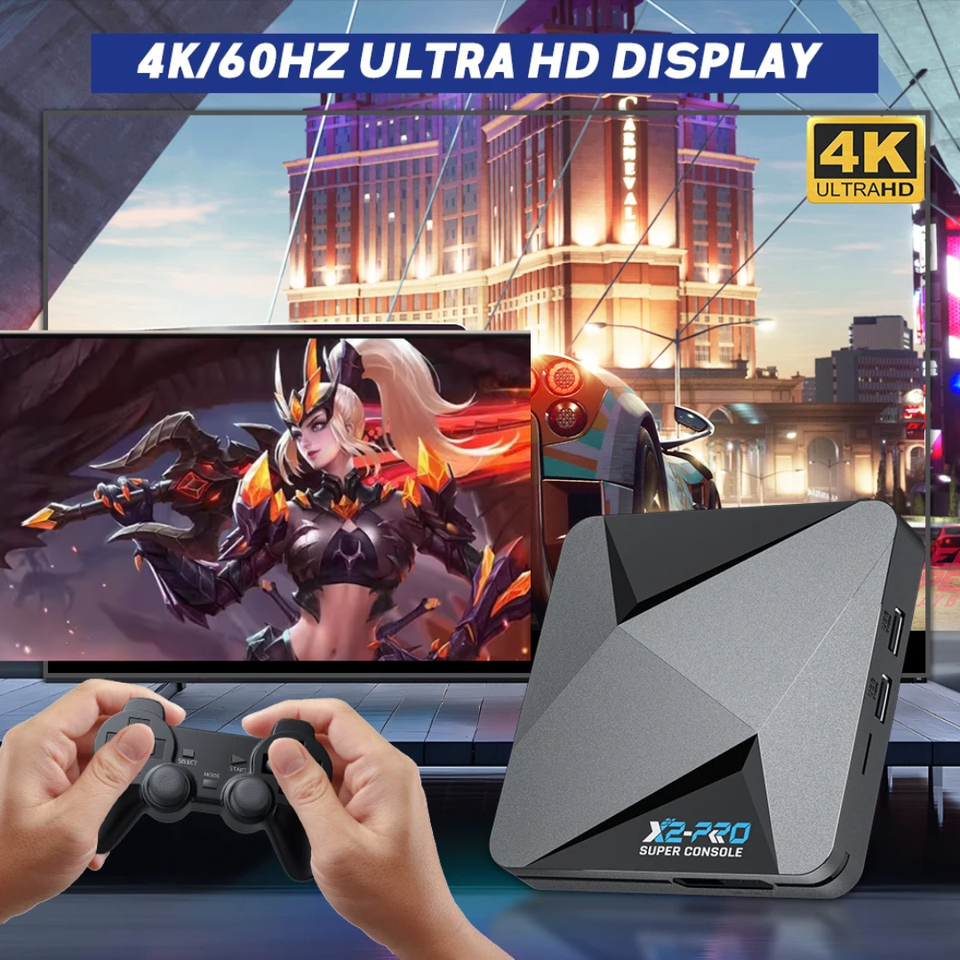 Super Console X2 Pro Video Game Console 256GB with 60+ Emulators ...